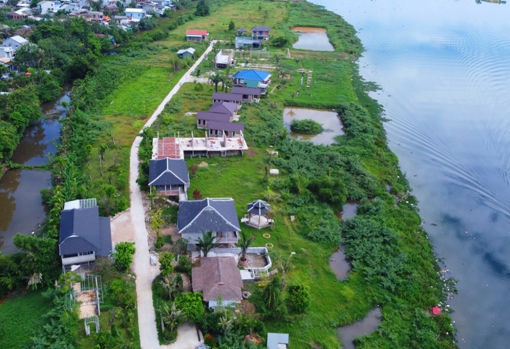 Dự án Go Green Farm liên tiếp bị lập biên bản vì xây nhà trái phép, CĐT ...