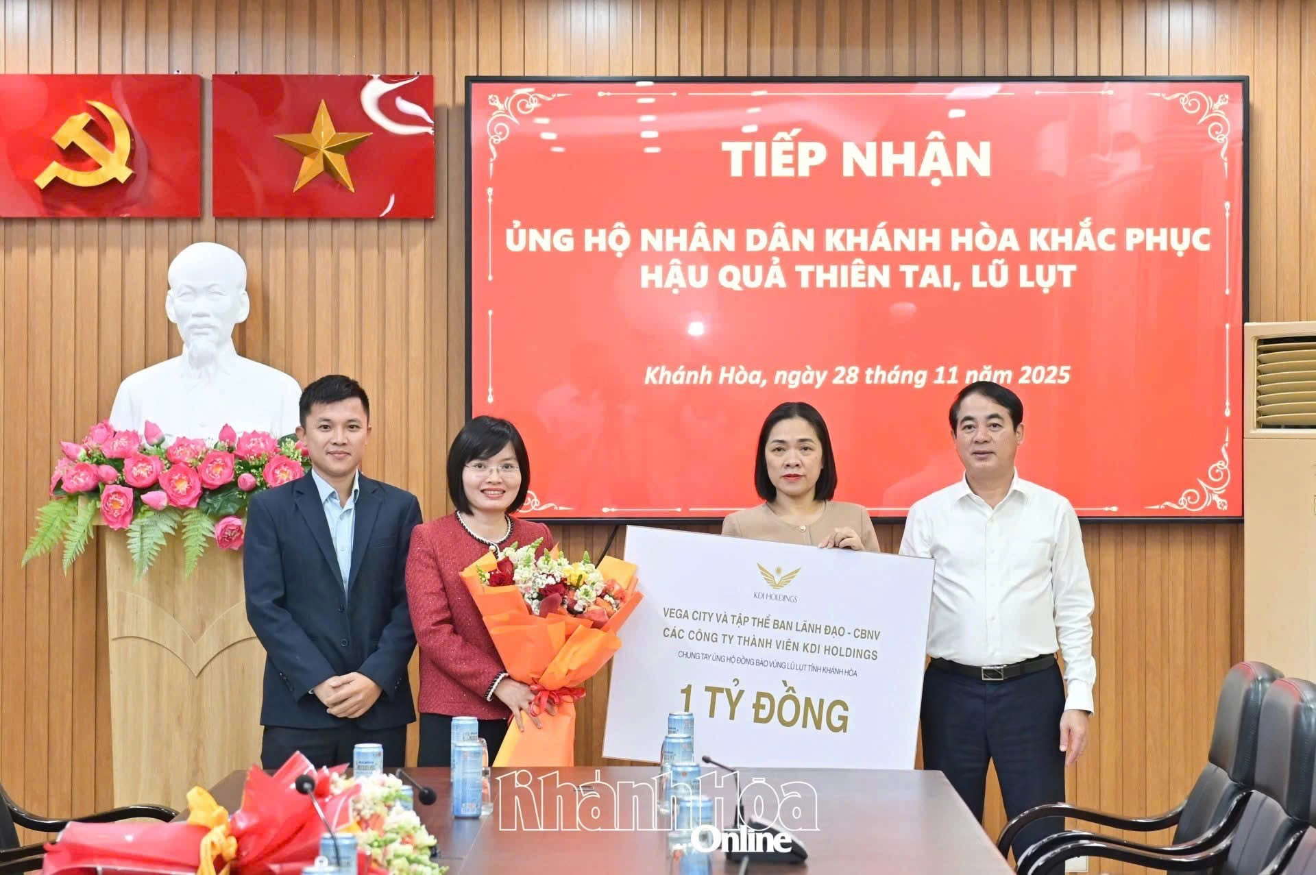 KDI Holdings hỗ trợ 1 tỷ đồng đến đồng bào bị ảnh hưởng lũ lụt tại ...